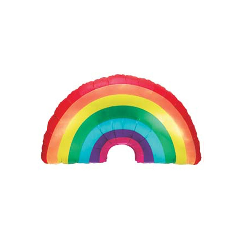 Rainbow Shape Foil Balloon 28.5” 1pk - Peci Australia Pty Ltd