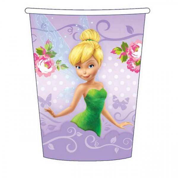 DISNEY FAIRIES PAPER CUPS (PACK OF 8) - Peci Australia Pty Ltd