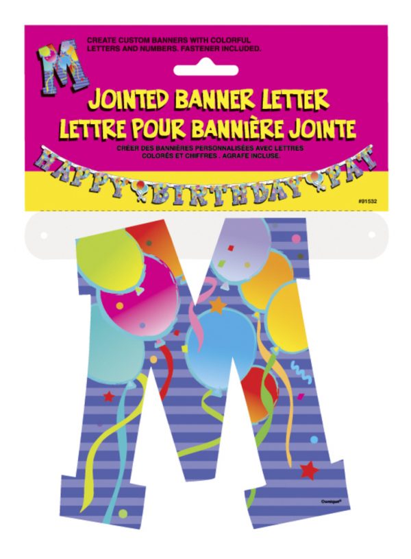 Jointed Banner Letter M - Peci Australia Pty Ltd
