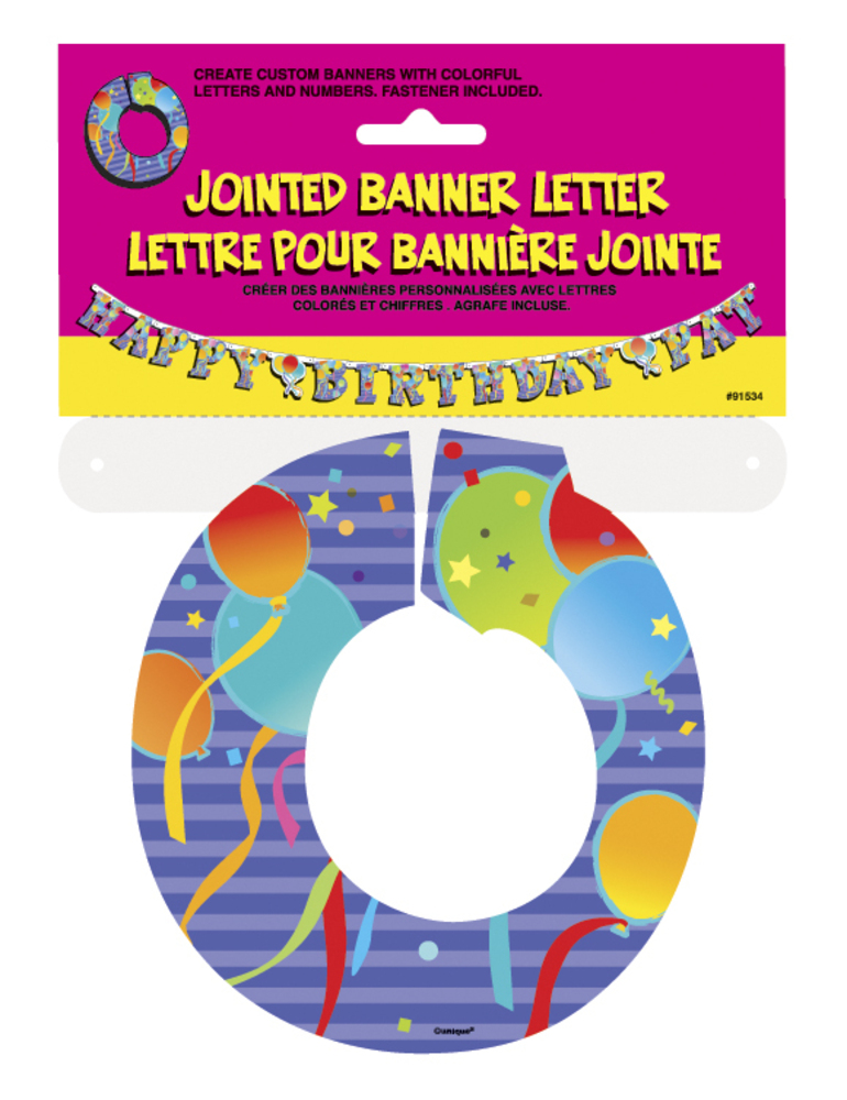 Jointed Banner Letter O - Peci Australia Pty Ltd