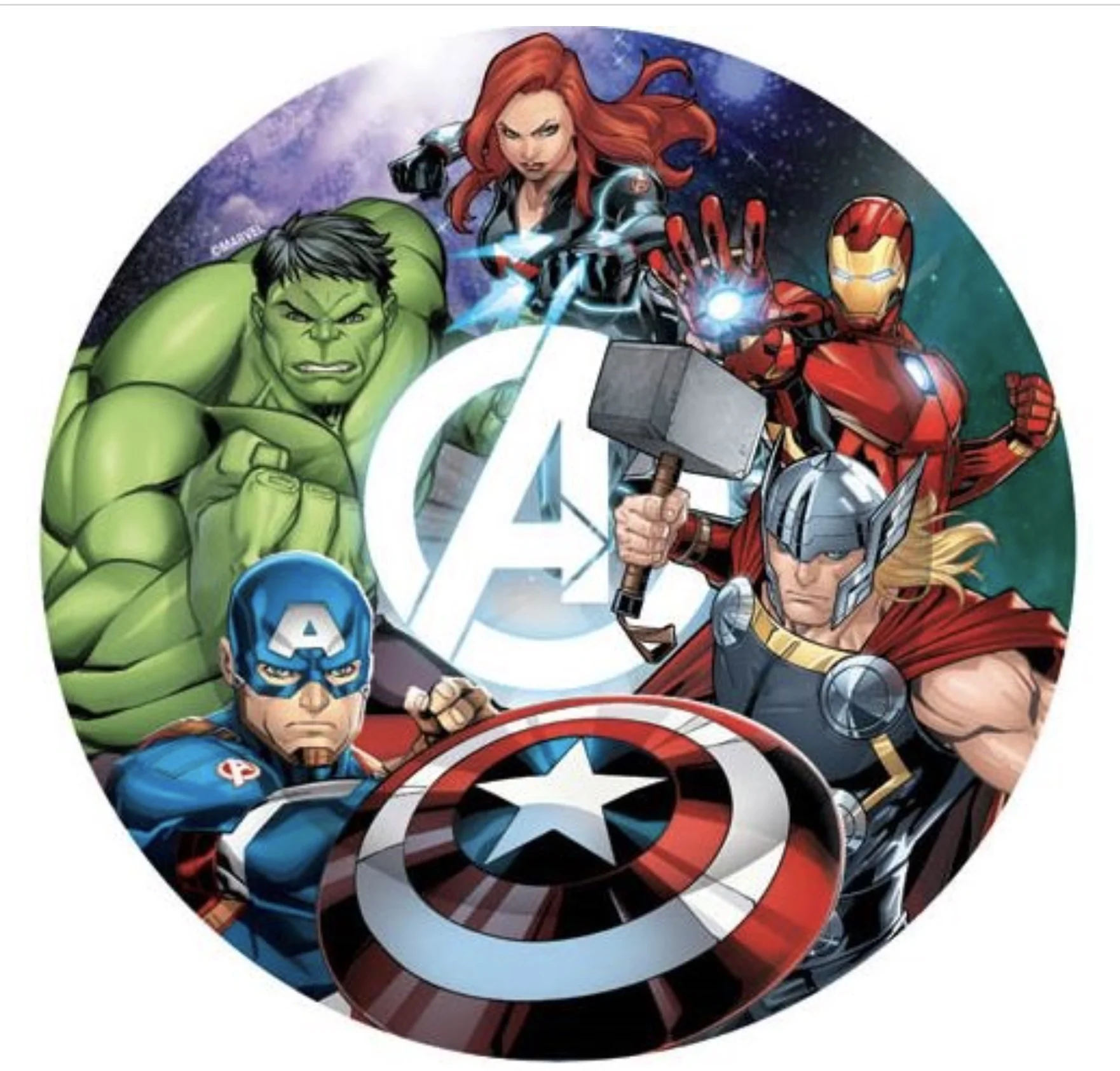 Avengers Large Paper Plates (Pack of 8) - Peci Australia Pty Ltd