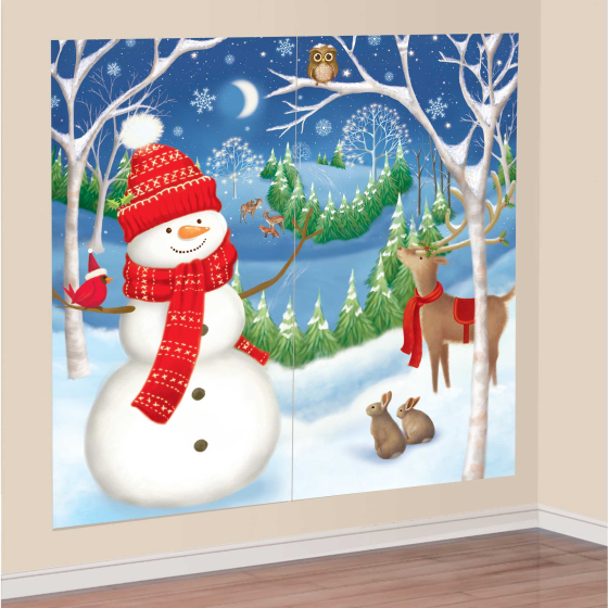 Winter Wonderland Christmas Scene Setter - Peci Australia Pty Ltd