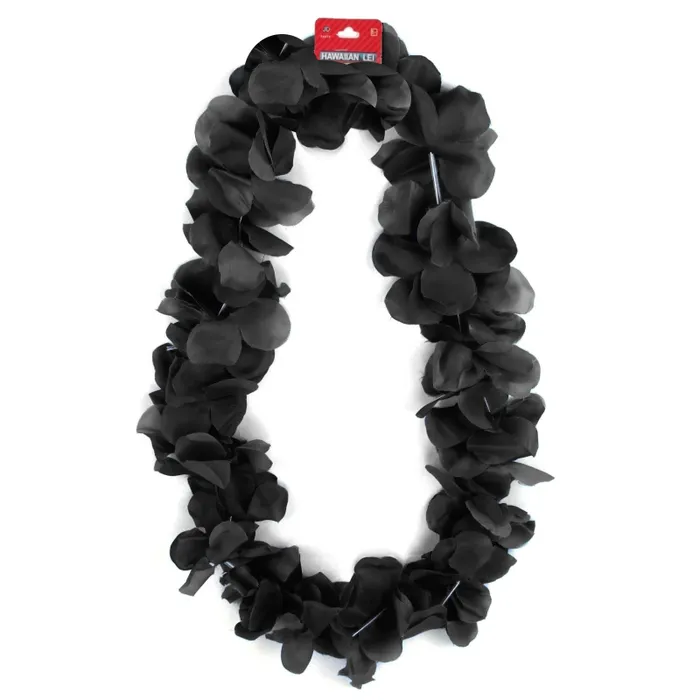 Black Large Petal Hawaiian Lei - Peci Australia Pty Ltd