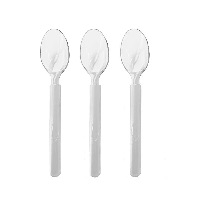 Ultra Heavy Duty Clear Plastic Spoons 20pk - Peci Australia Pty Ltd